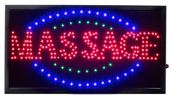 LED Massage Sign with Stylized Border / U-47A9 | Acubest