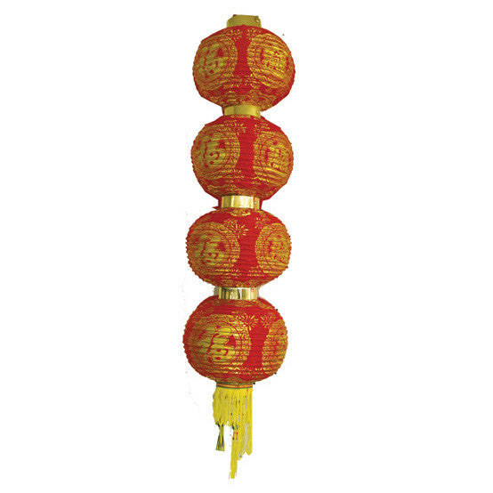 Dangling Red Chinese Lanterns / HF093B7 | Acubest