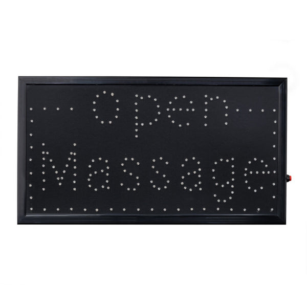 LED Open Massage Sign with Border / U-47A1 | Acubest