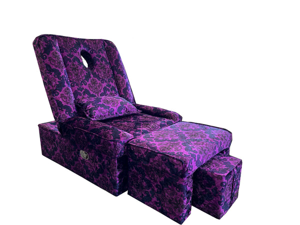 Foot Massage & Reflexology Reclining Therapy Chair Set (Purple) / W ...